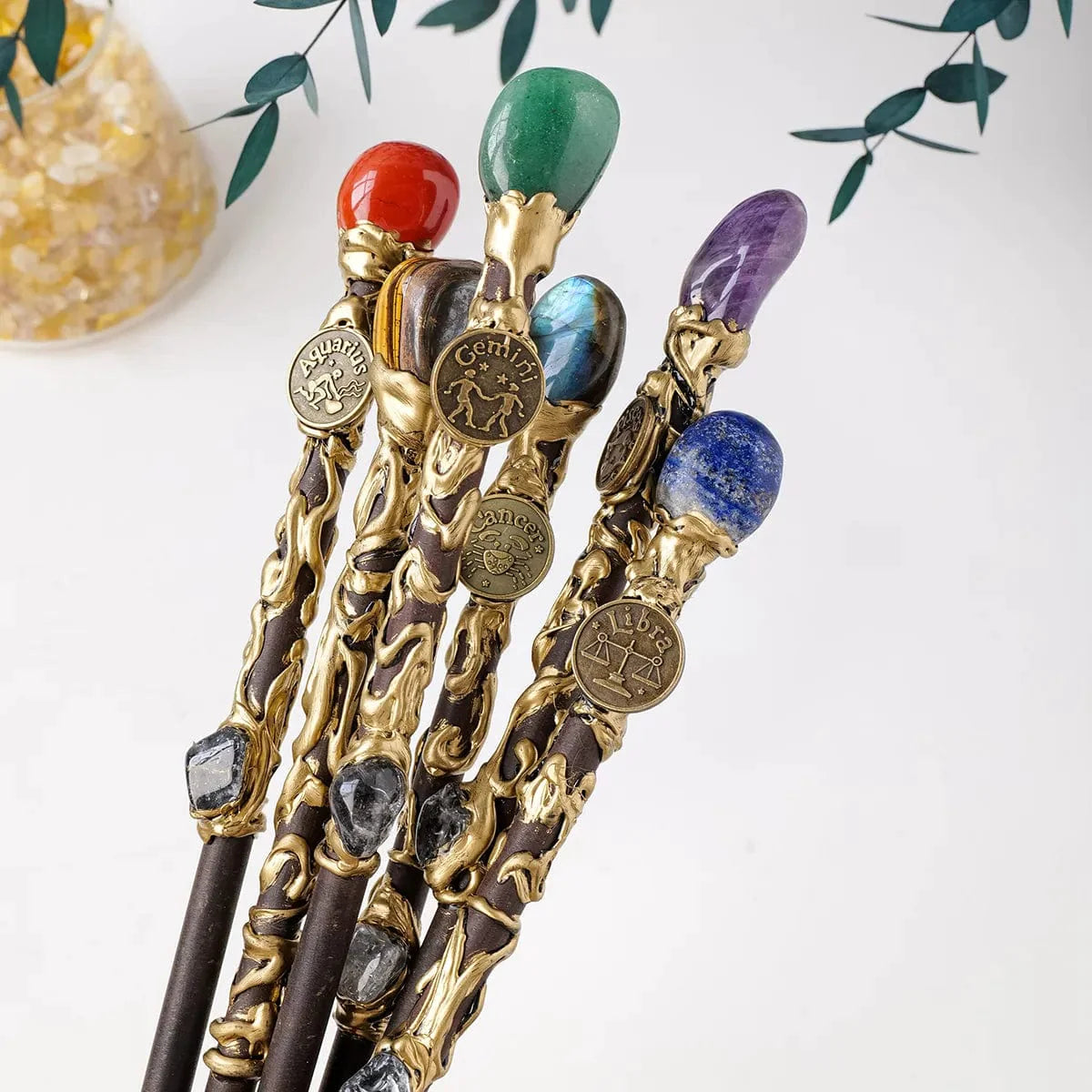 Natural Stone Zodiac Sign Wand – Redcit